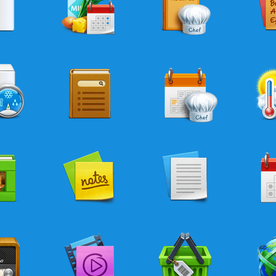 Icons design for Beko fridge